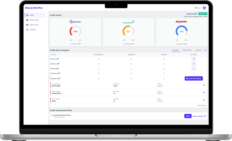 Smarter AI-Powered Credit Repair With Clever Kit Pro - Clever Kit Pro